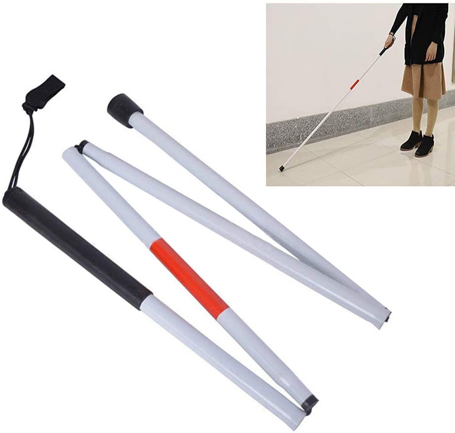 Aluminum Foldable Reflective Cane Portable Anti-Sh... – Grandado