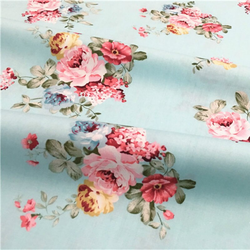 Buulqo 100% cotton twill flower fabrics for DIY Se... – Vicedeal