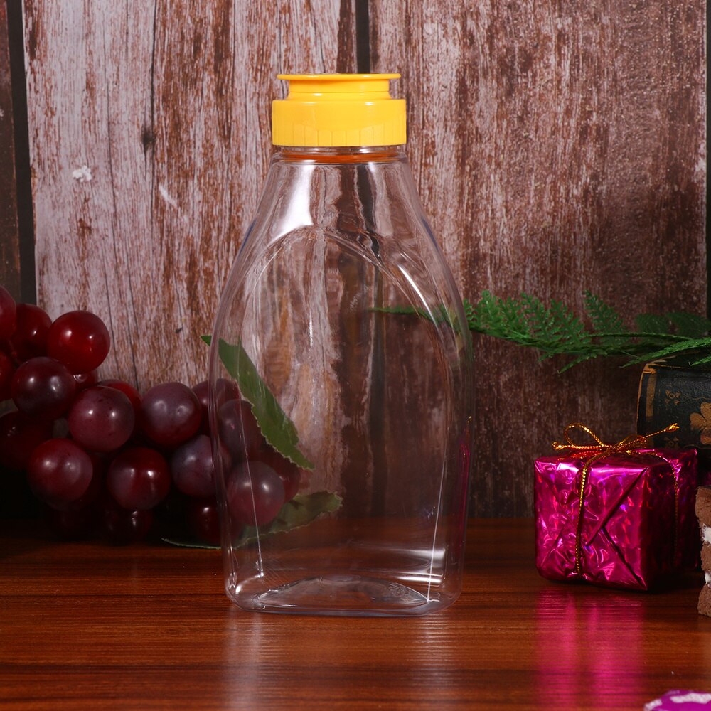 4 Stuks Transparante Honing Fles Voedsel Verpakkin... – Vicedeal