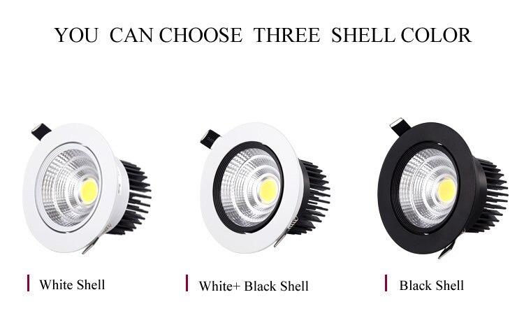 Newest Led Cob Downlight 7w 10w Dimmable Led Reces... – Vicedeal