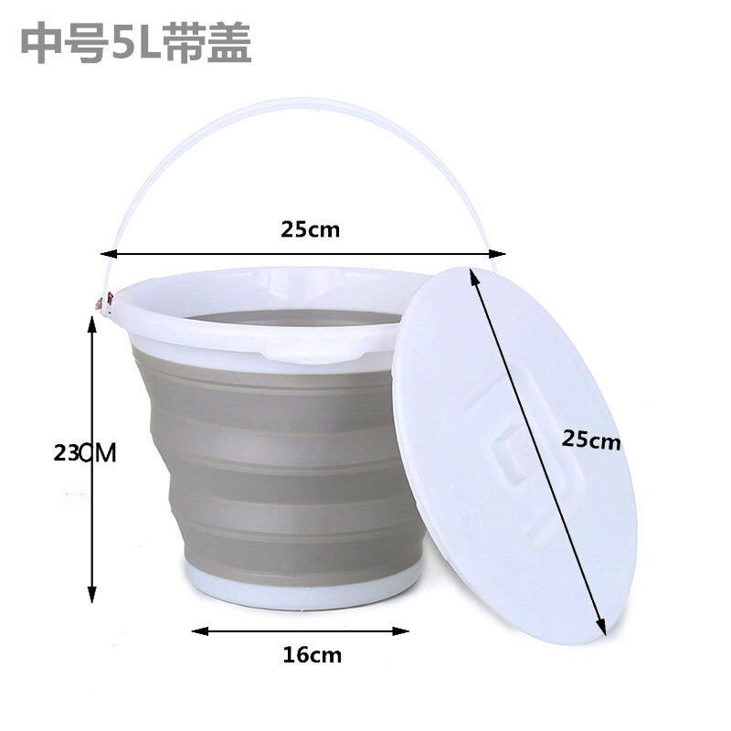 Beautiful Folding Bucket Portable Retractable Plas... – Grandado