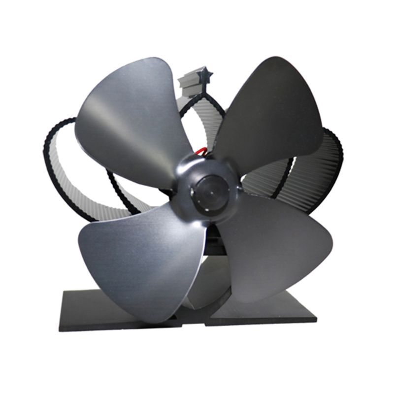 Heat Self-Powered Fireplace Stove Top Fan Quiet 4 ... – Grandado
