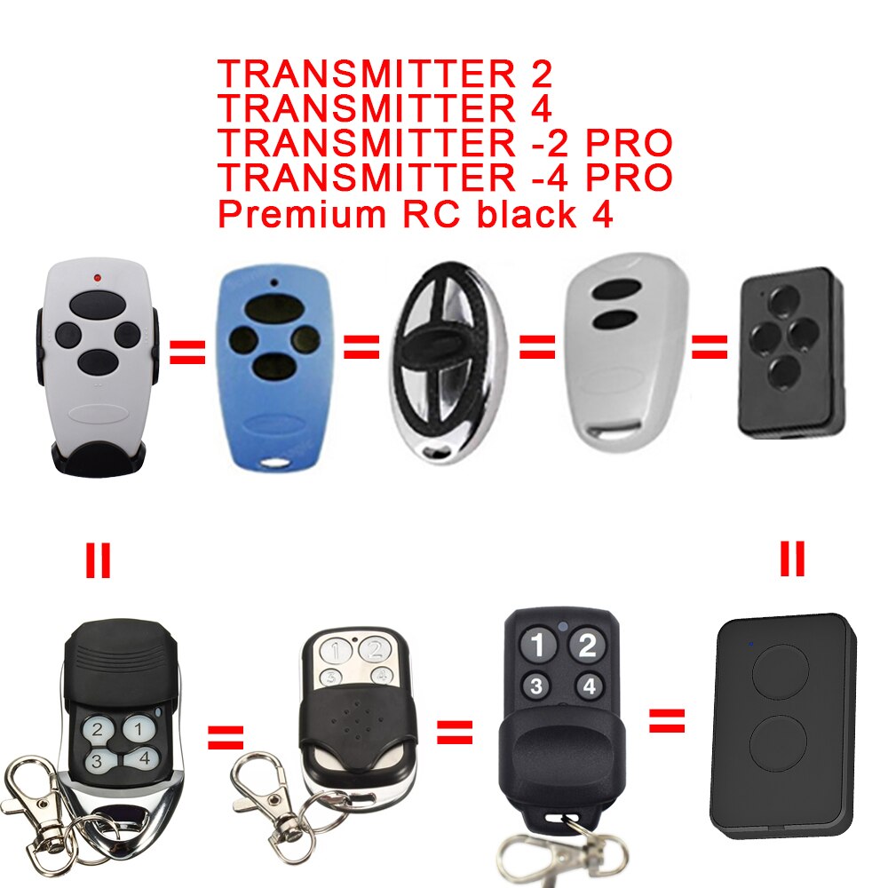 DoorHan Transmitter 2-PRO-Black Remote Control 433... – Grandado