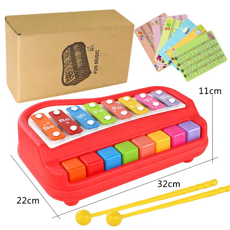 Children's Piano Toy Octave Hand Knocking Piano Ba... – Grandado