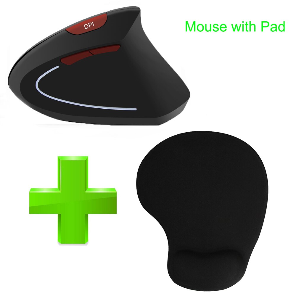 CHYI Wireless Vertical Mouse Ergonomic Computer Ga... – Vicedeal