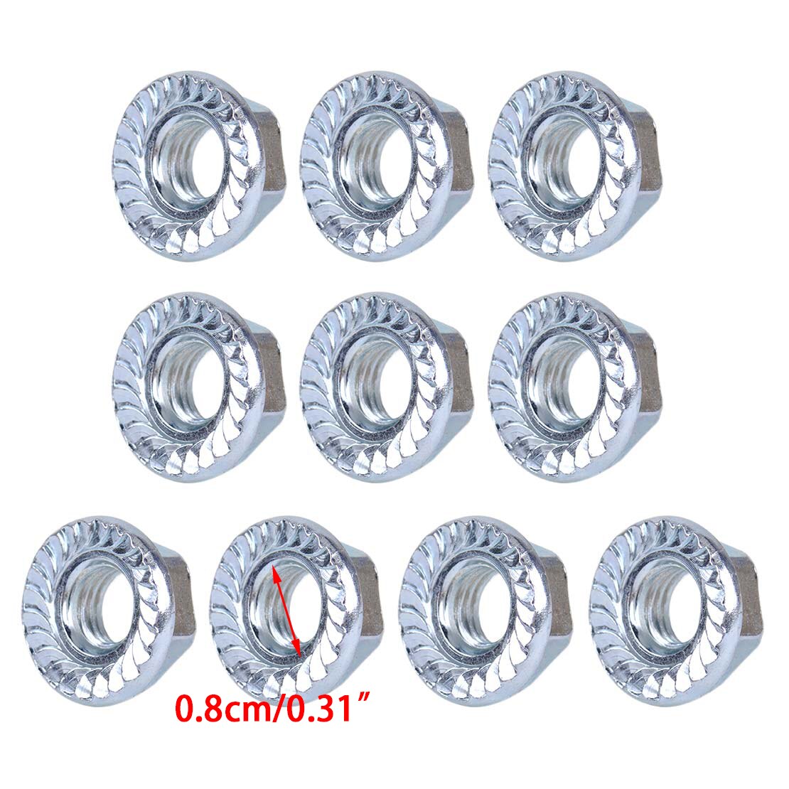 Letaosk 10 Pcs Metal Bar Noten 8Mm Vervanging Fit ... – Grandado