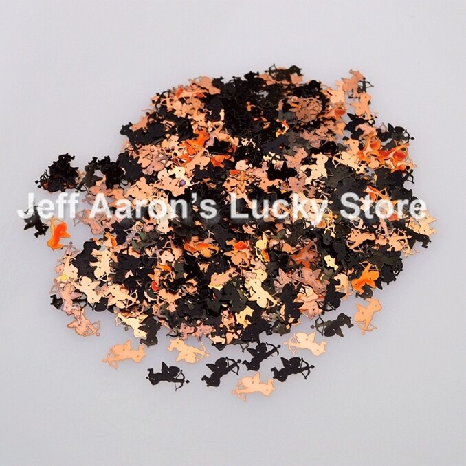 Angel Cupid black metal nail foil decals nail art ... – Vicedeal