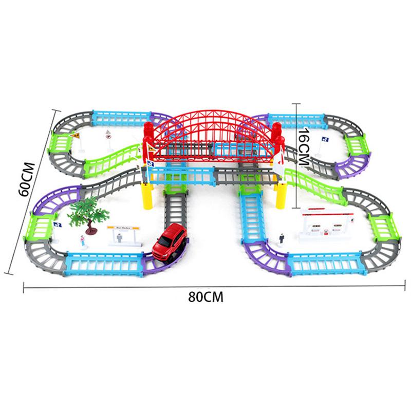 1Pc Electric Rail Trains Car Set Flashing Educatio... – Grandado