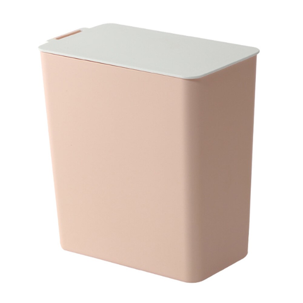 Mini Solid Color Desktop Waste Bins Dustbin Trash ... – Grandado