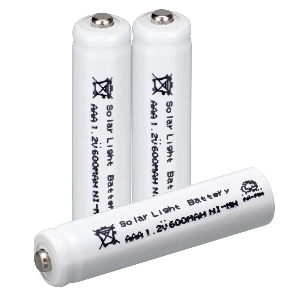 3 stks AAA solar batterij Solar Licht Batterijen O... – Vicedeal