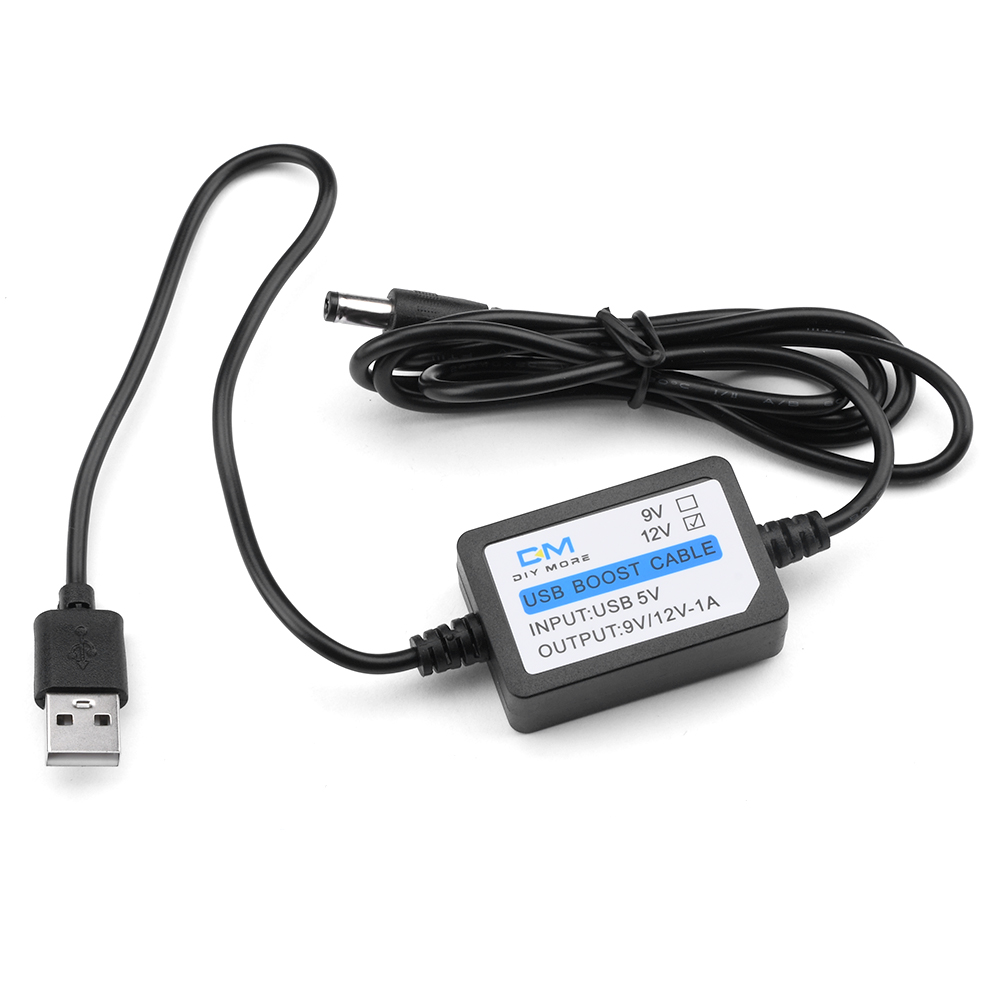 USB 5V to12V 1A Charge Power Boost Cable 5.5mmX2.1... – Vicedeal