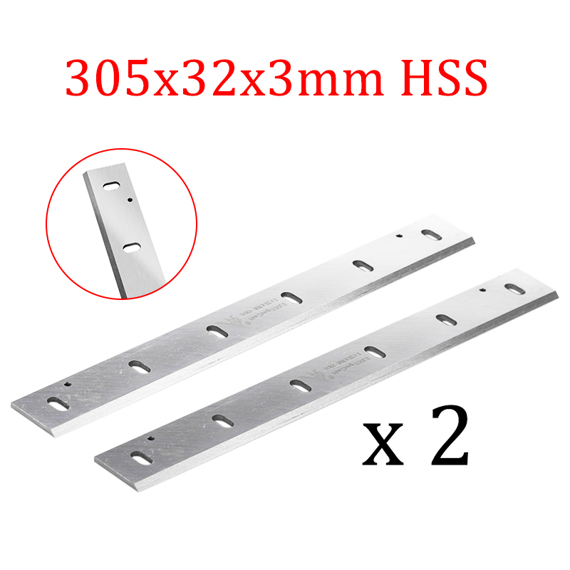 2Pcs 12'' 305x32x3mm HSS Planer knife blad... – Grandado