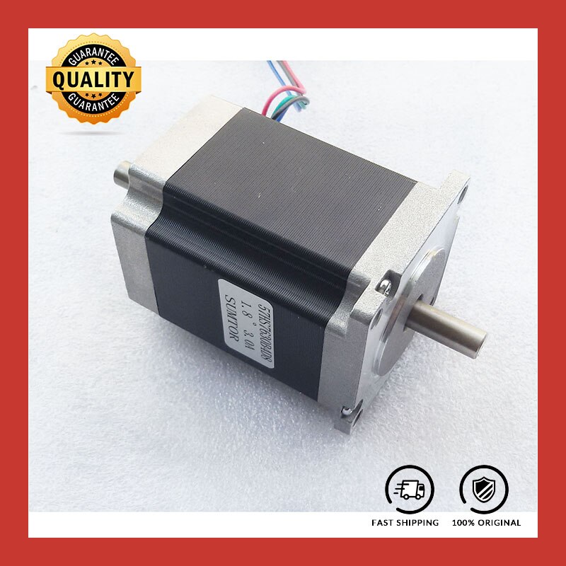 8mm Dual Shaft NEMA23 Stepper Motor Body Length 76... – Grandado