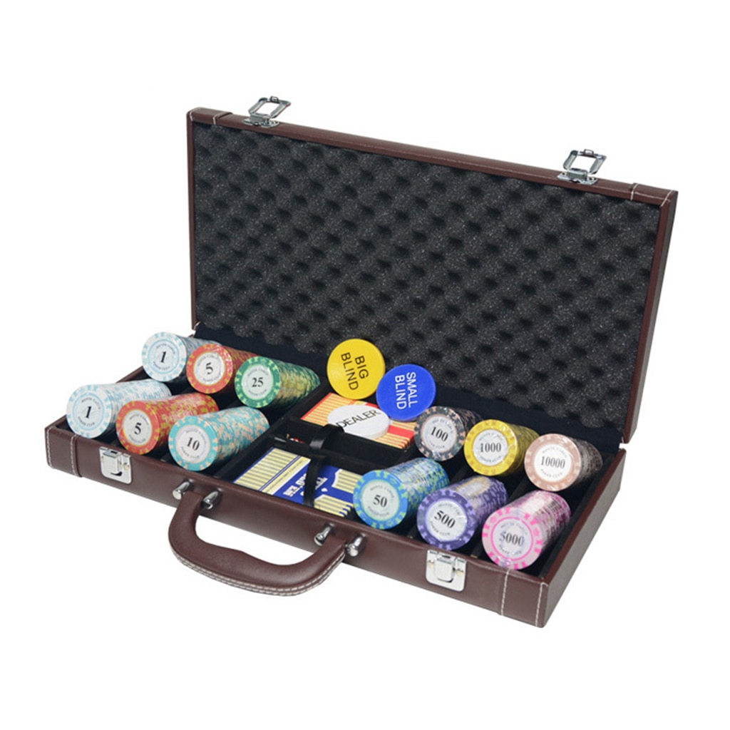Draagbare Pu Leer Poker Tokens Chips Case Box Voor... – Vicedeal