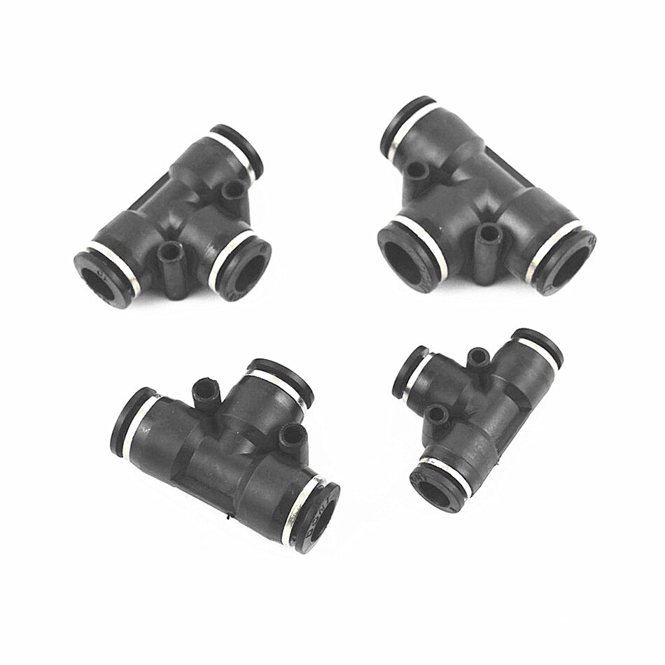 3 Way T shaped Tee Pneumatic 10mm 8mm 12mm 6mm 4mm... – Grandado