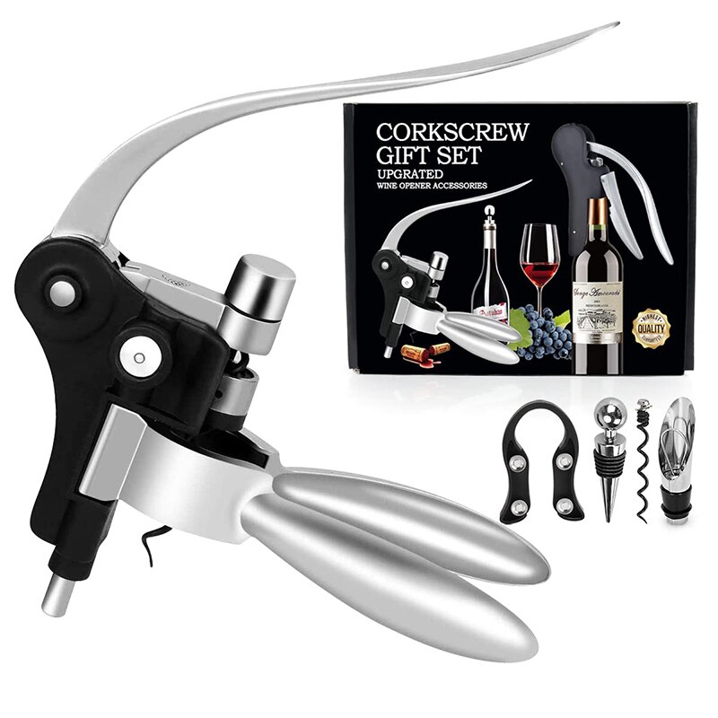 Wine Bottle Opener Corkscrew Set Wine Opener Kit w... – Grandado