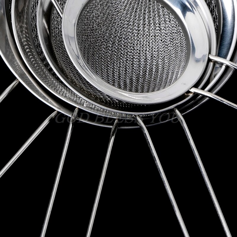 Küche Edelstahl Mehl Tee Sieb Mesh Sieb Sieb Filte... – Vicedeal