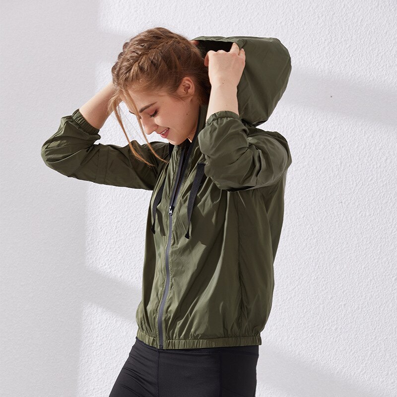 Running Outdoor Proof Sports Jacket with Hats Wome... – Grandado