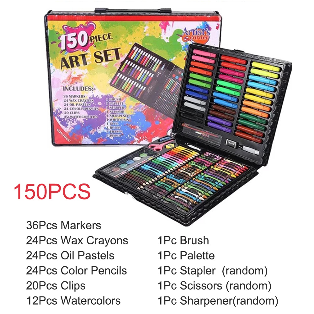 108/150pcs set Kids Art Set Children Drawing Set W... – Grandado