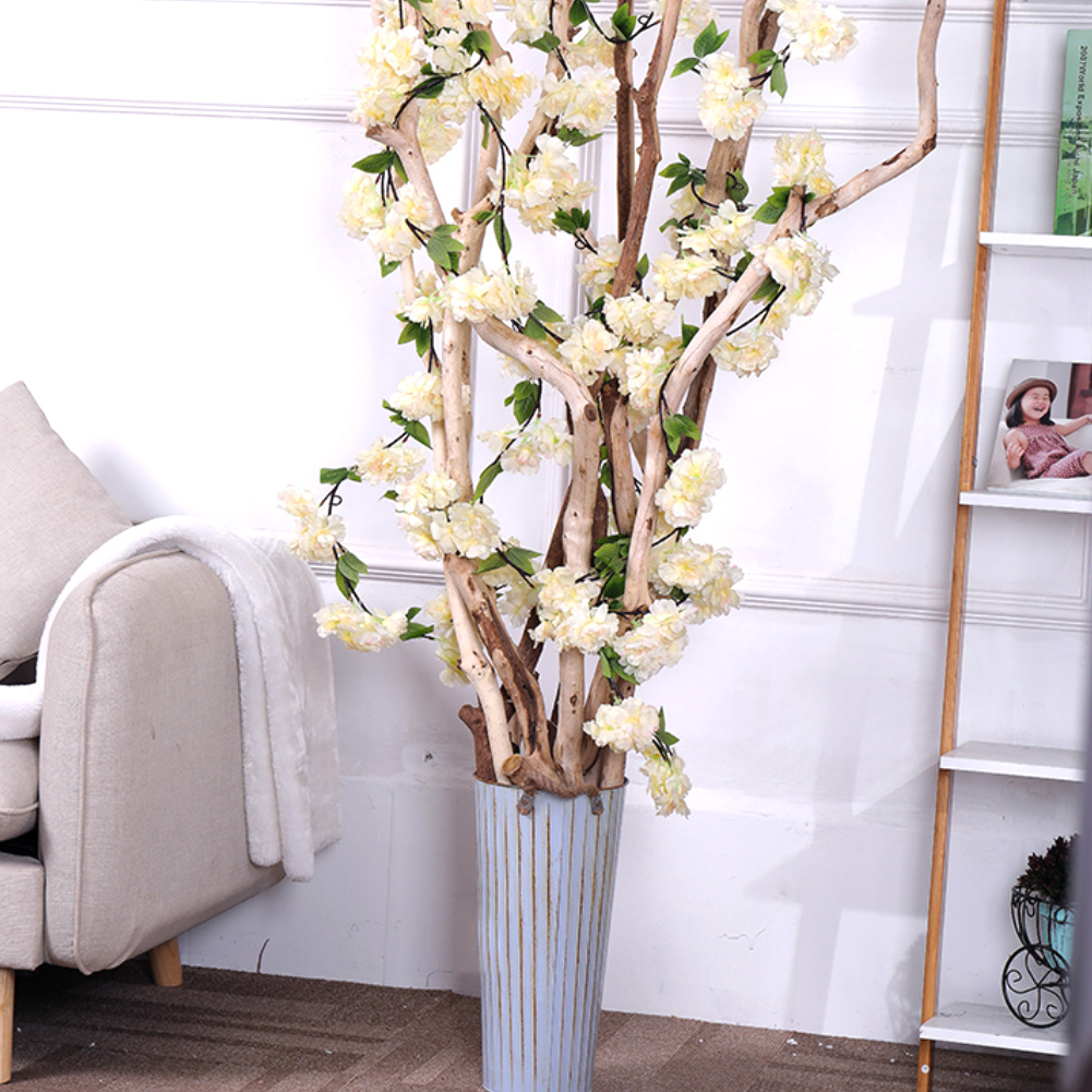 1.7m Artificial Sakura with Leaf Rattan Vine Garde... – Vicedeal