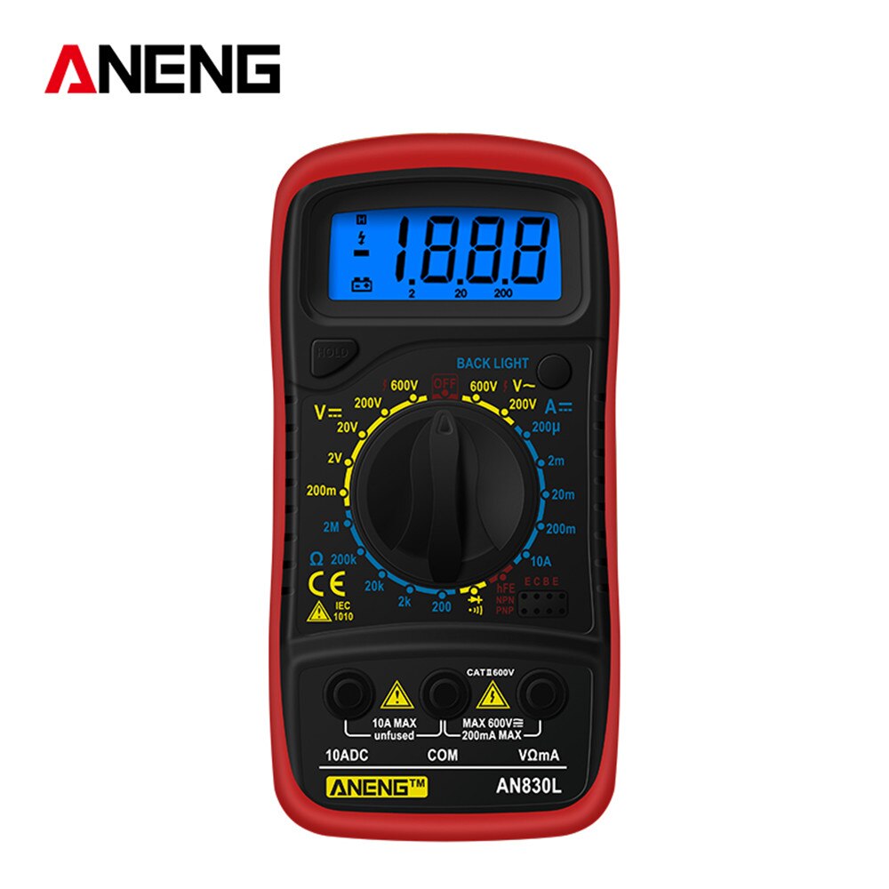 ANENG AN830L Handheld Digital Multimeter LCD Backl... – Grandado