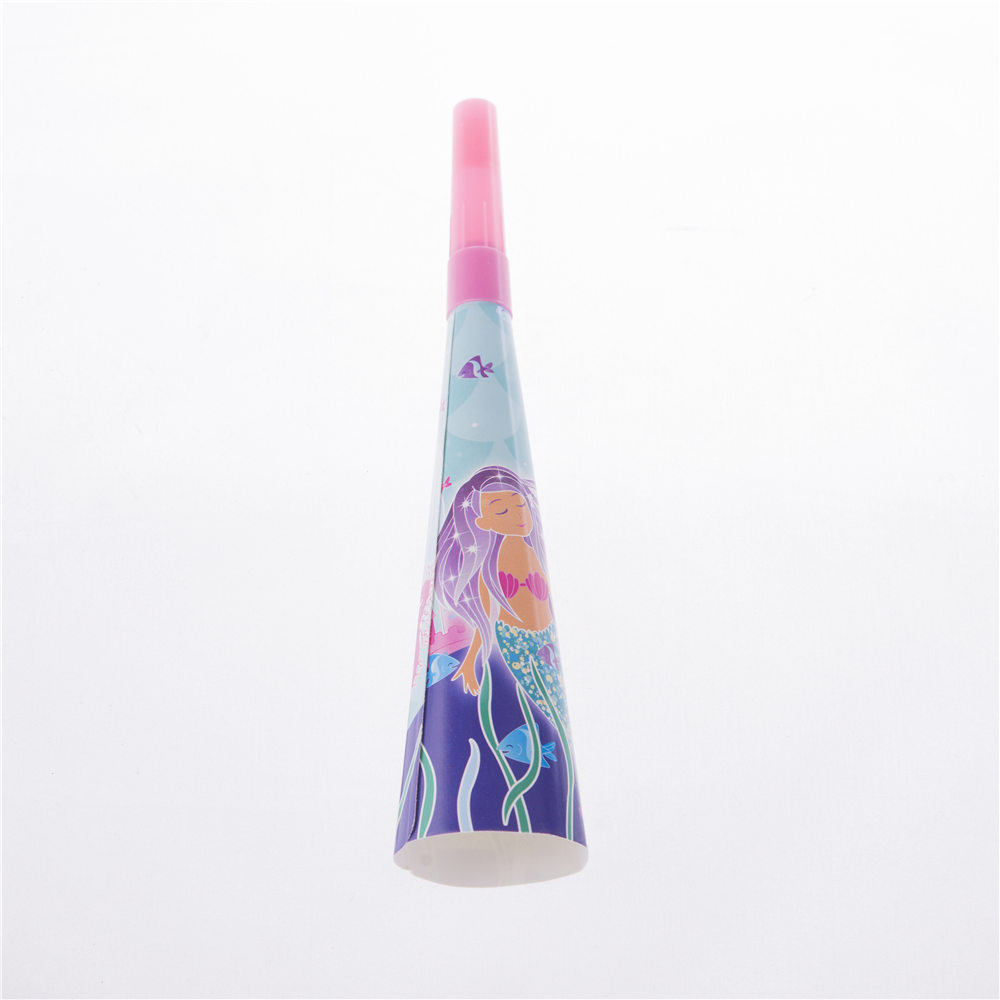 Big Mermaid Princess theme paper horn ocean party ... – Vicedeal