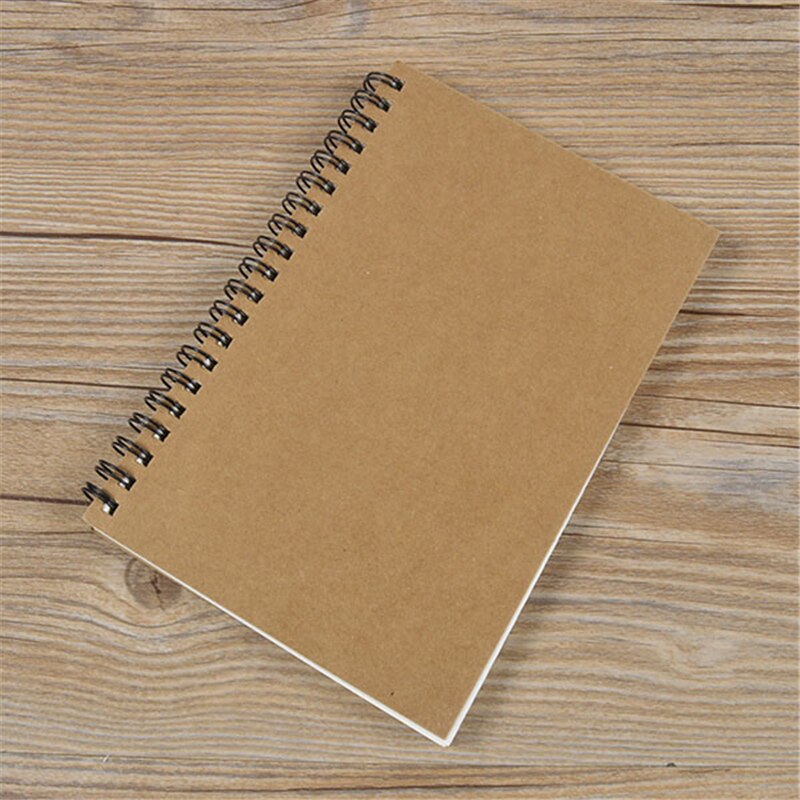 Vintage A5 Kraft Paper Notebook Spiral Coil Daily ... – Grandado