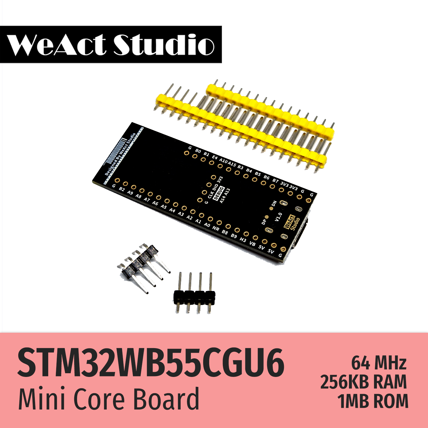 WeAct STM32WB55CGU6 STM32WB55 STM32WB STM32WB55CG ... – Grandado