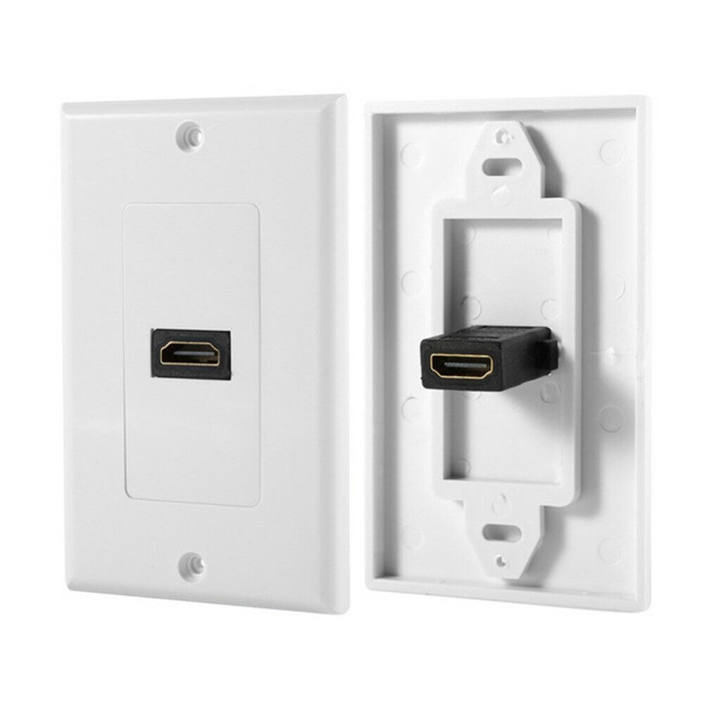 1-Port HDMI Wall Face Plate Panel Cover Outlet Ext... – Vicedeal