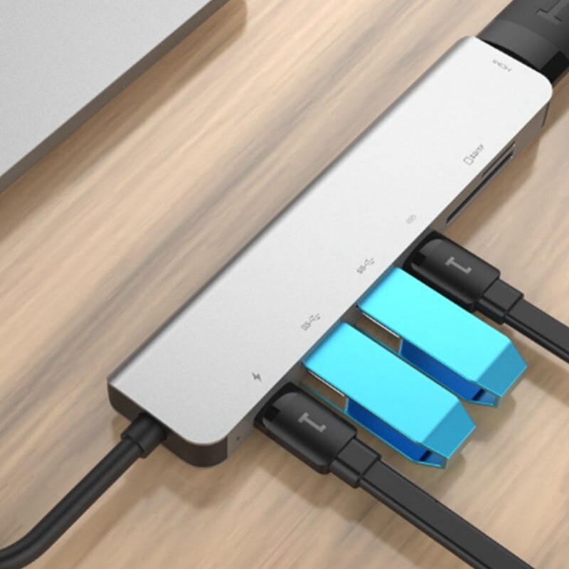 7 in 1 hub usb-c station d'accueil type-c 4k hub d... – Grandado