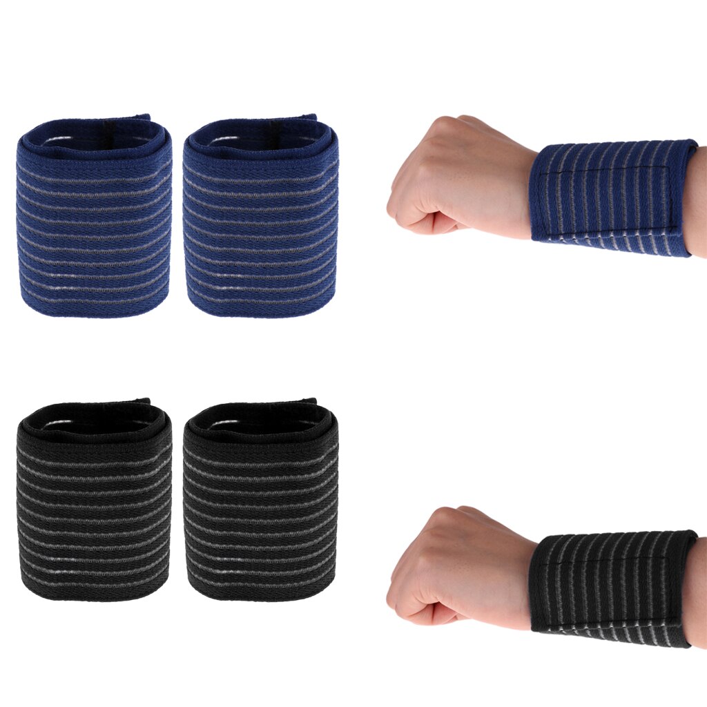 2 Pairs Sport Pols Bandjes Wrist Protector Wraps B... – Vicedeal