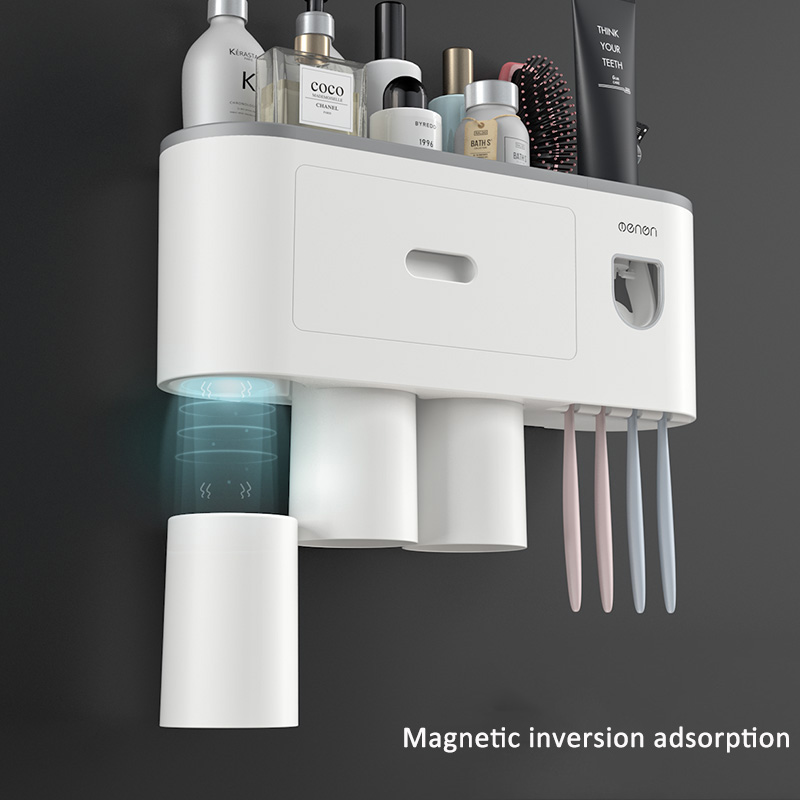 Magnetic Adsorption Inverted Toothbrush Holder Sto... – Grandado