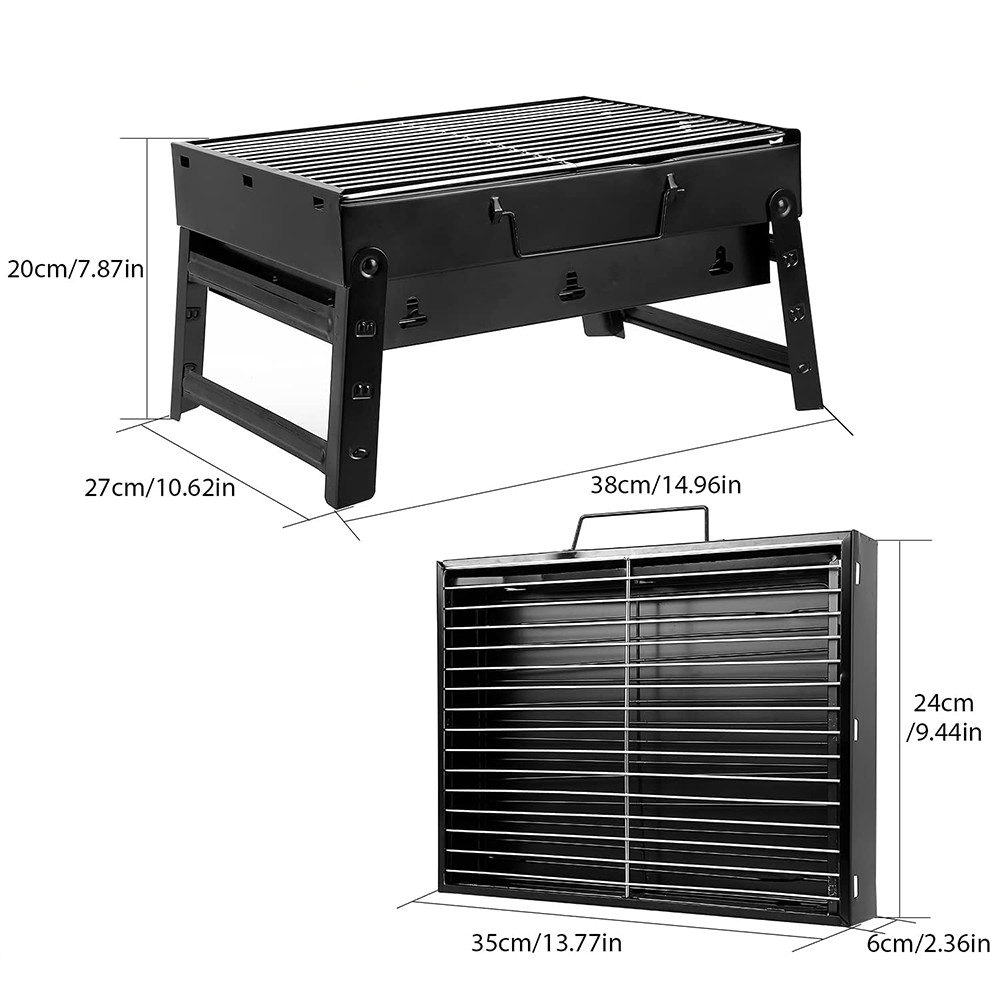 Barbecue Grill Portable Simple Charcoal Grill Perf... – Grandado