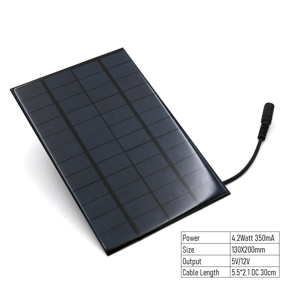 10 9 7 5 W Solar Panel 18V 12V + 5V USB Ausgang La... – Vicedeal