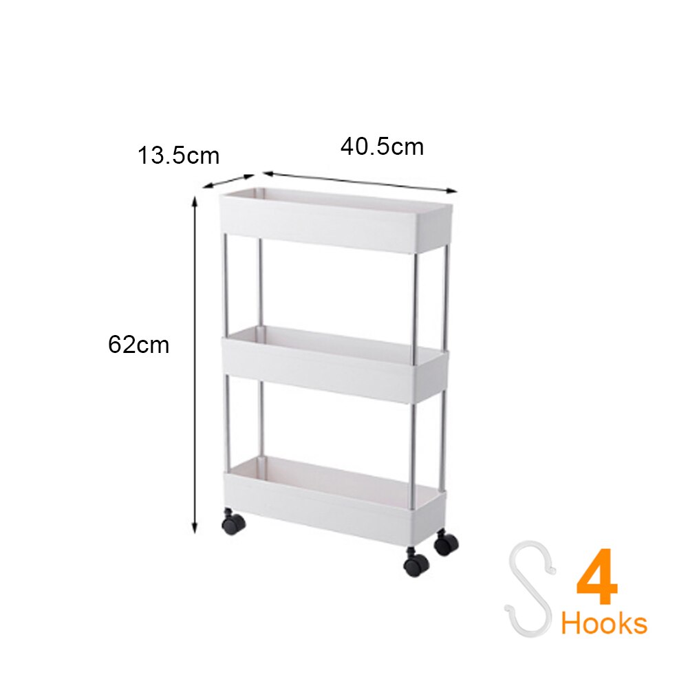 Multilayer Storage Cart Home Storage Shelves Mobil... – Grandado