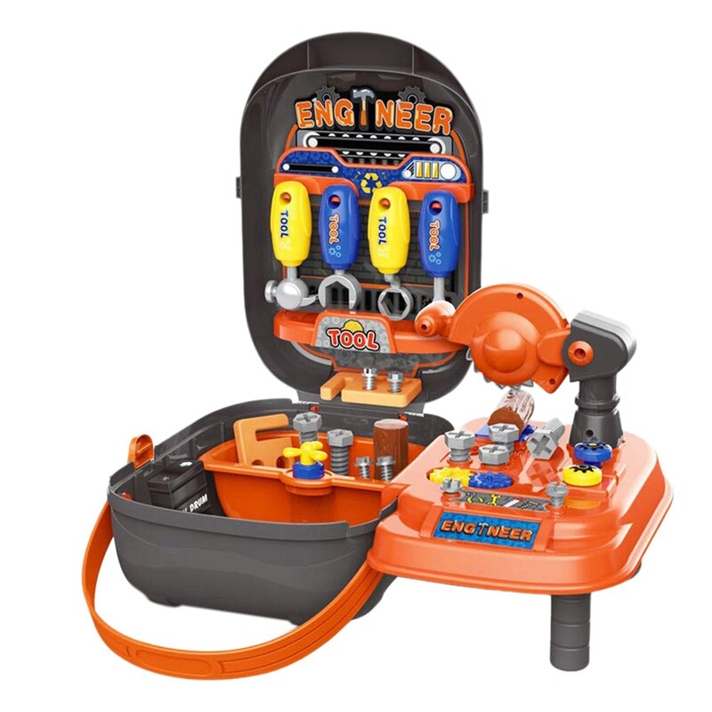 Kids Engineer Workshop Pretend Playset Constructio... – Grandado