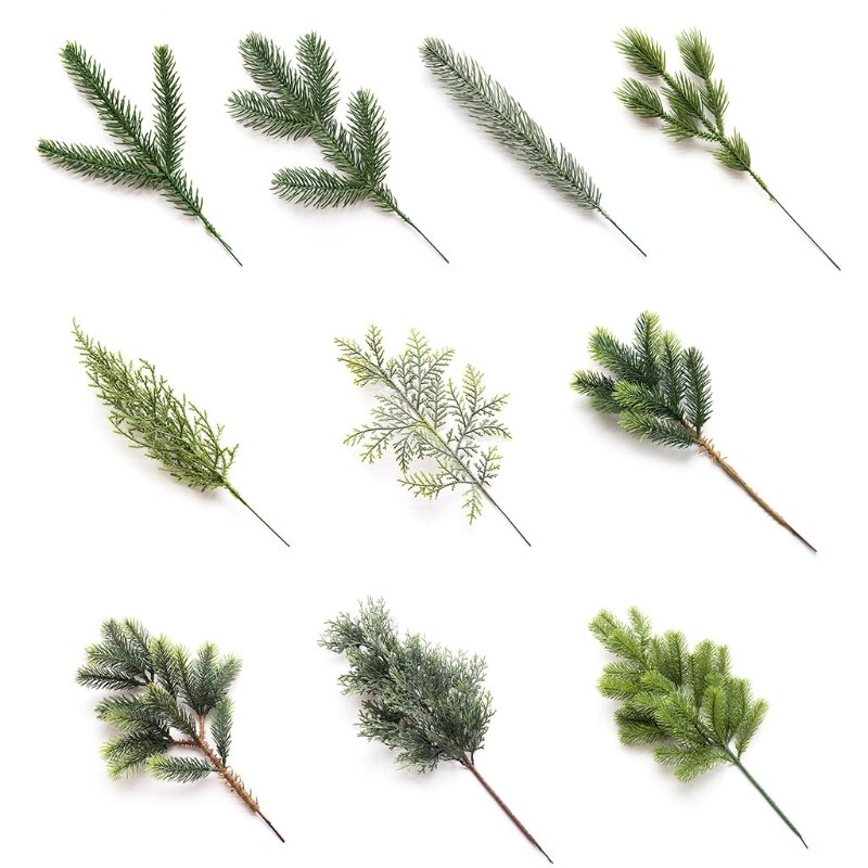 Christmas Artificial Leaves Simulation Pine Tree B... – Grandado