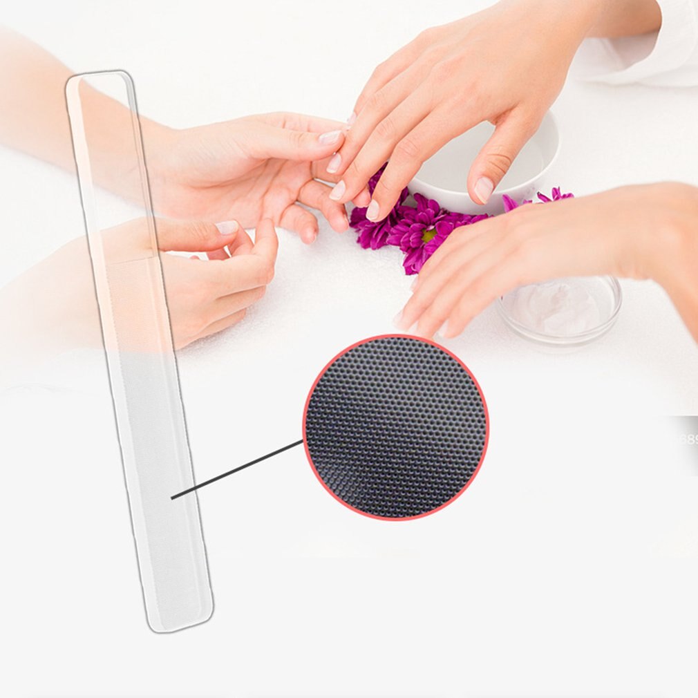 Manicure Tool Transparent Korean Nano Nail File Sq... – Grandado