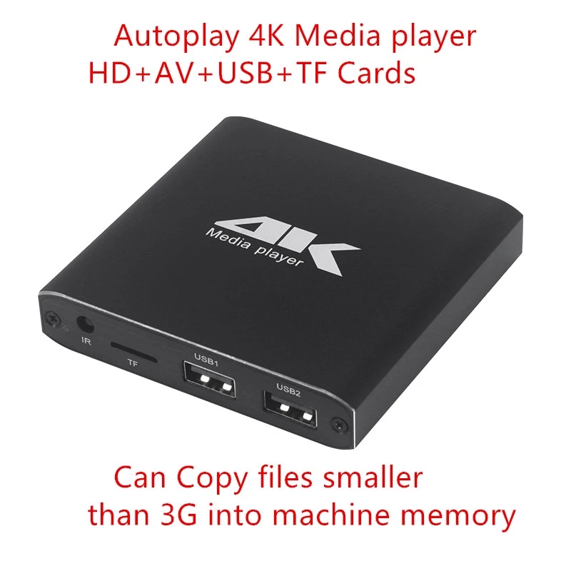 4K Ad Speler Mini Media Player Ondersteunt Micro S... – Vicedeal