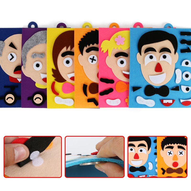 DIY Toys Emotion Change Puzzle Toys 30CM*30CM Faci... – Grandado
