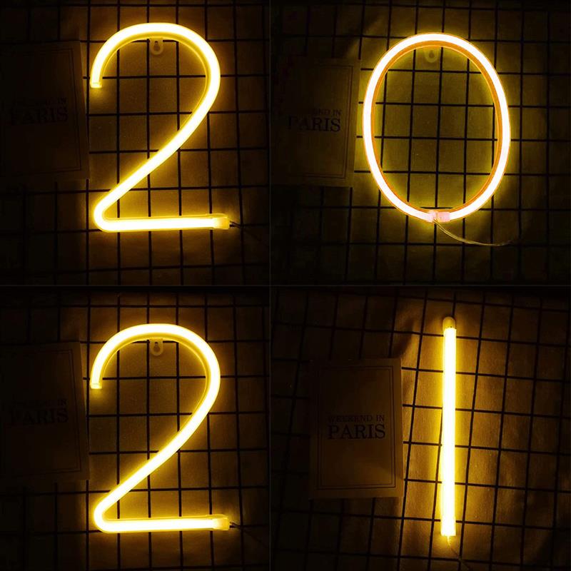 LED Neon Light Set Window Decoration Neon Light An... – Grandado