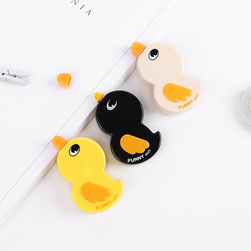 1 PC Kawaii Leuke Eend Correctie Tape Gommen Schoo... – Grandado