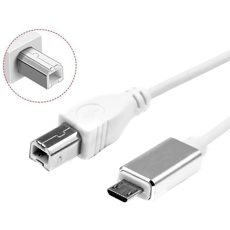 Midi USB Type B to Micro-USB Cable Connector Cable... – Vicedeal