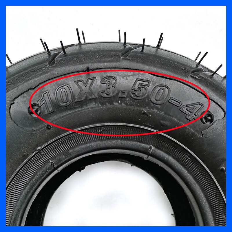 Good 10x3.50-4 Inner Outer Tyre 10x350-4 Pneumatic... – Grandado