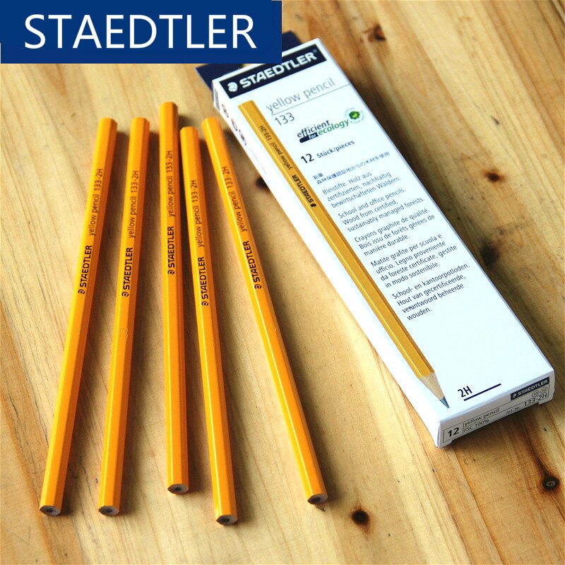 Germany STAEDTLER 133# hexagonal yellow standard p... – Grandado