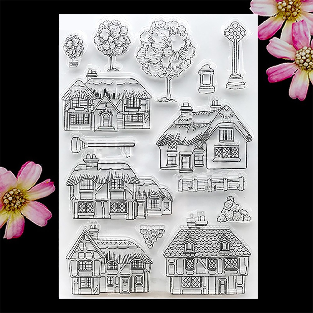 Gør-det-selv hus klart stempel gennemsigtige stemp... – Grandado