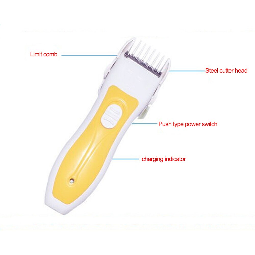 3W Baby Children Barber Push Hair Trimmer Electric... – Grandado