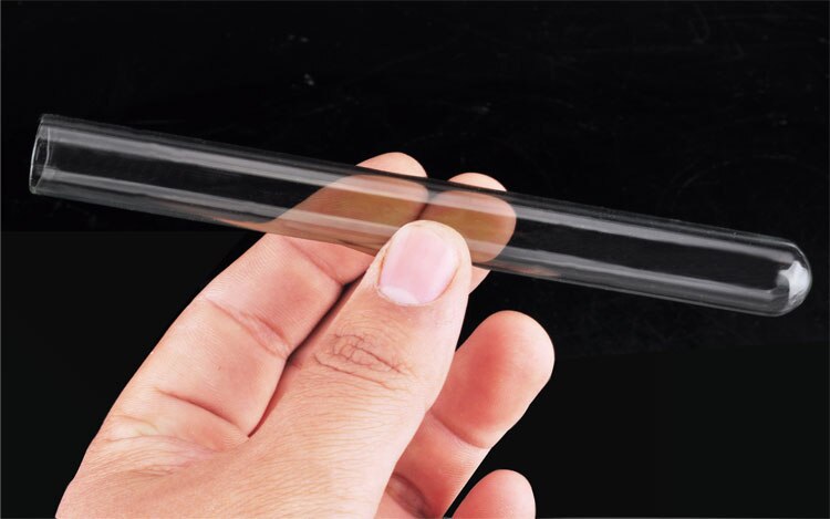 100pcs clear 13*100mm glass test tube round bottom... – Grandado