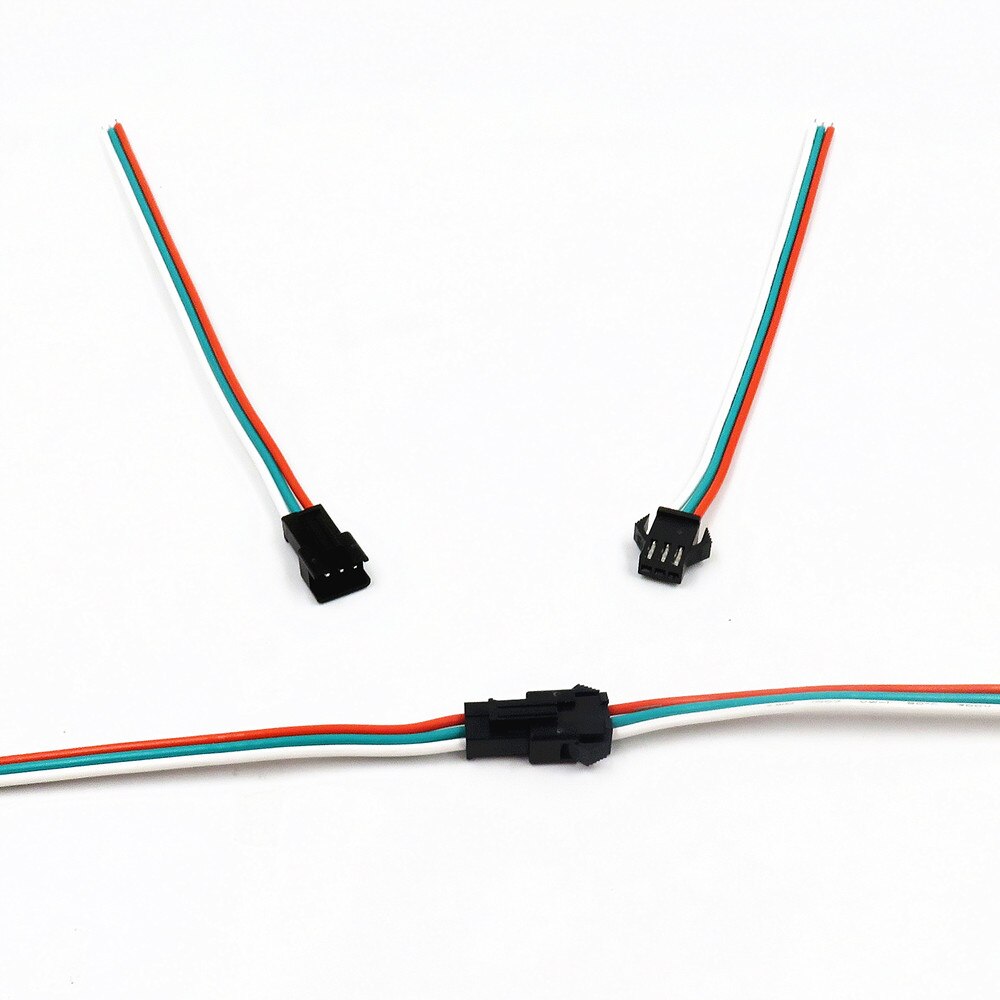 20/50/100 Paar 3 Pin Jst Sm Man Vrouw Plug Led Con... – Vicedeal