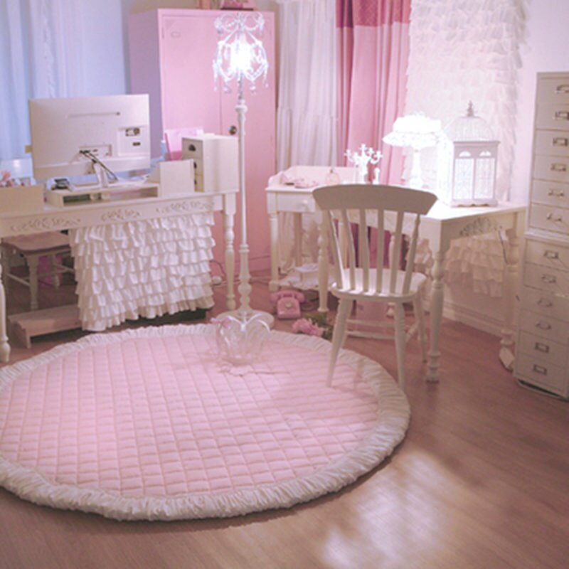 princess carpet bedroom pink rug sweet living room... – Grandado